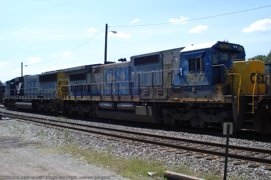 CSX 7577 GE C40-8 August 23, 2008
